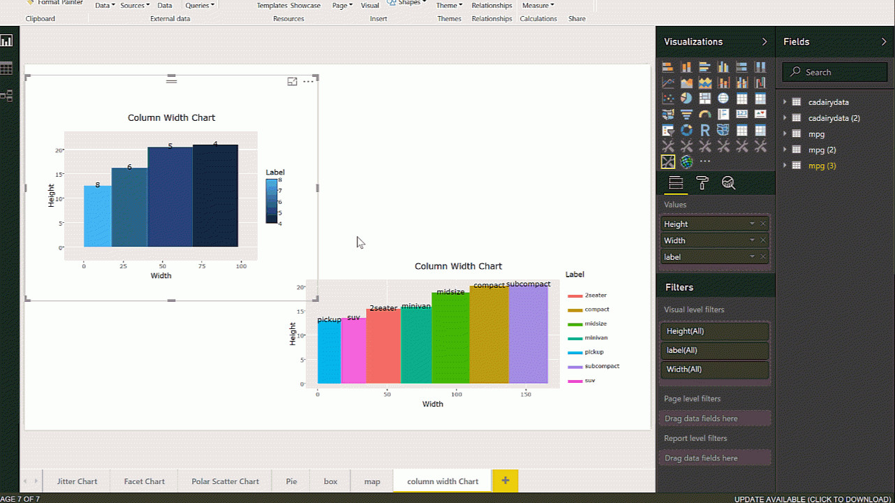 R Script Visual Power Bi Line Chart Multiple Lines 2023 4626